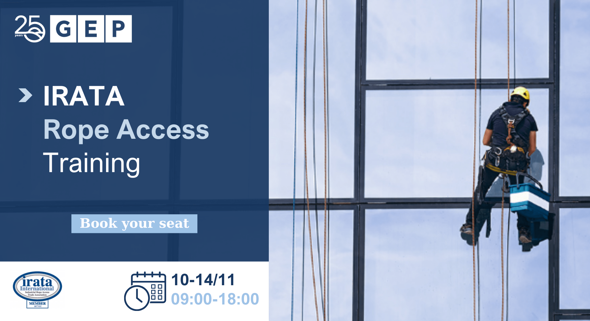 IRATA Rope Access Training - Μάρτιος - GEP | Health & Safety Advisors